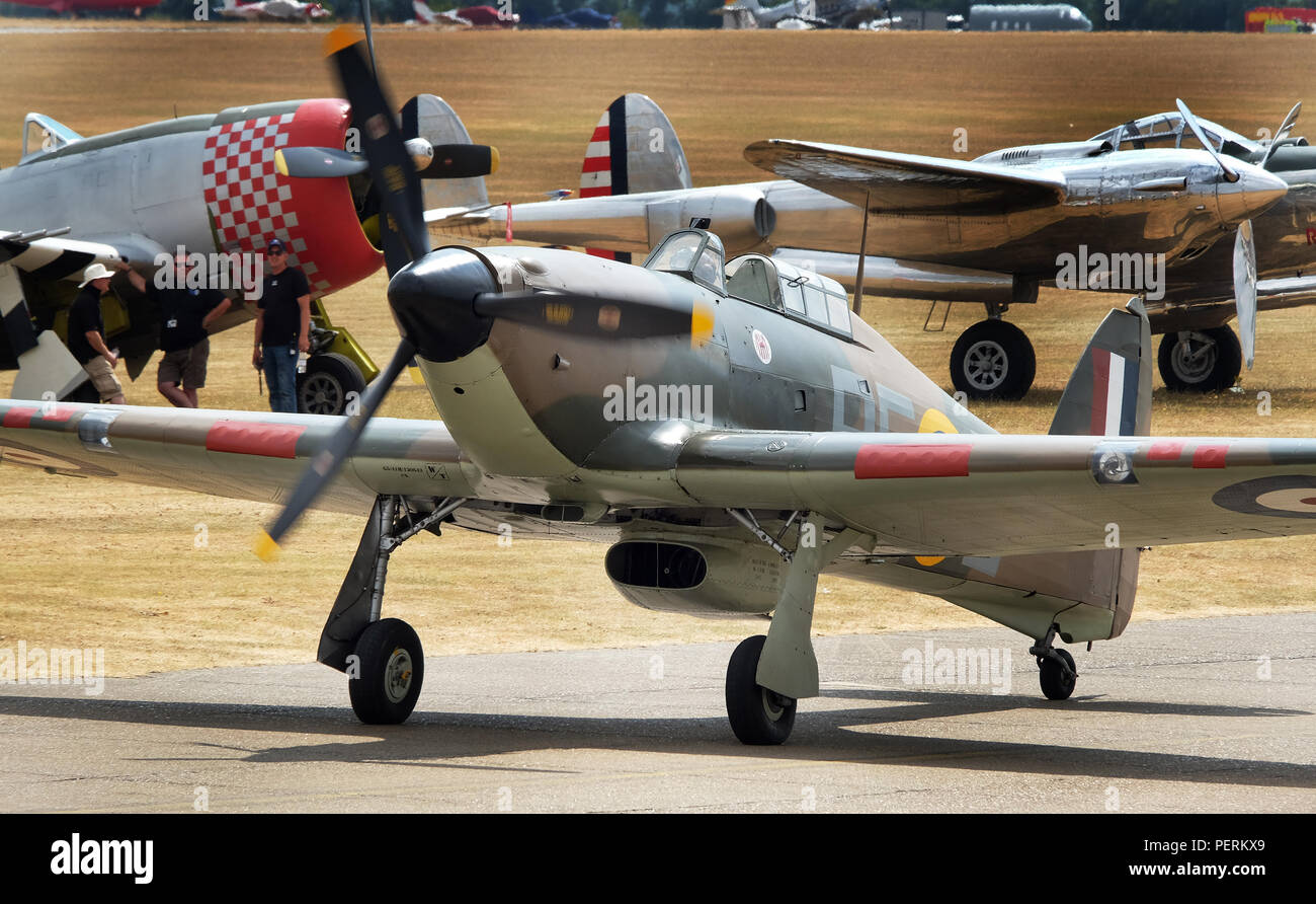 The Hawker Hurricane is a British single-seat fighter aircraft of the ...