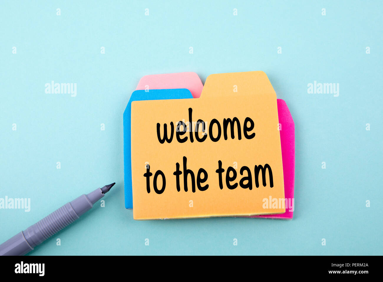 welcome to the team Stock Photo - Alamy