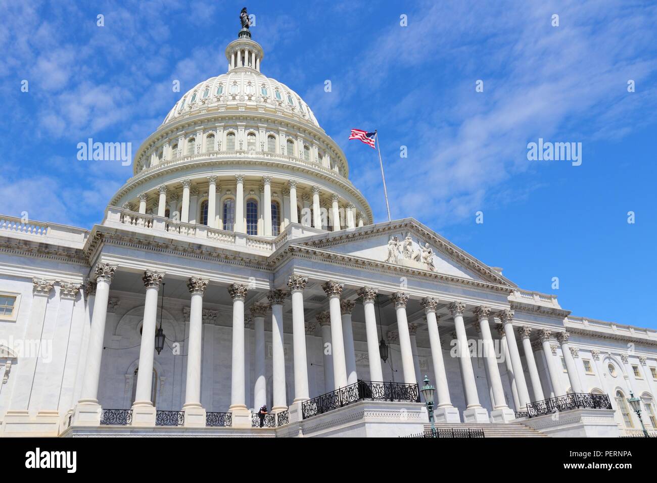 Washington DC, capital city of the United States. National Capitol ...