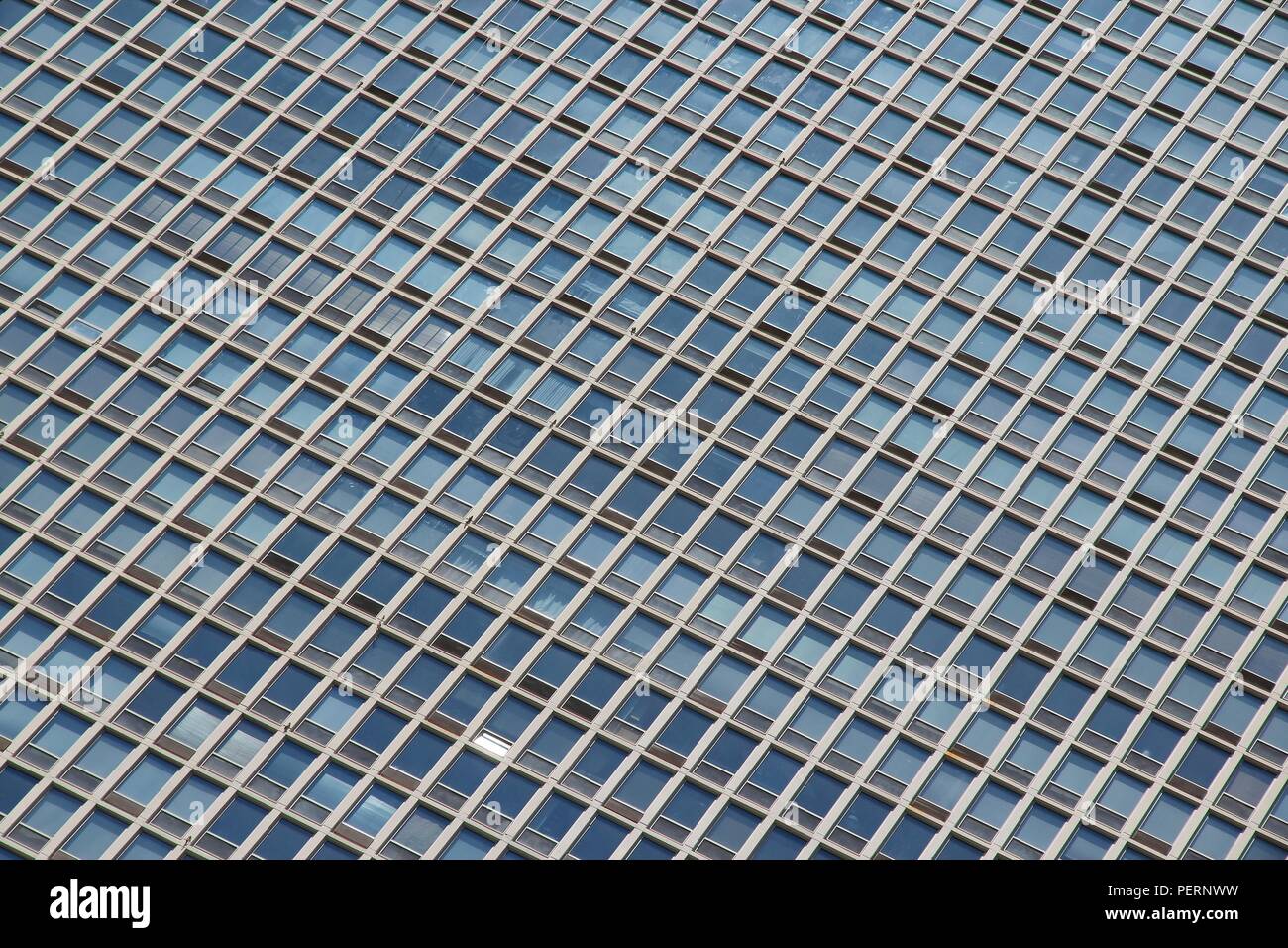 Abstract skyscraper windows background. Modern architecture pattern ...