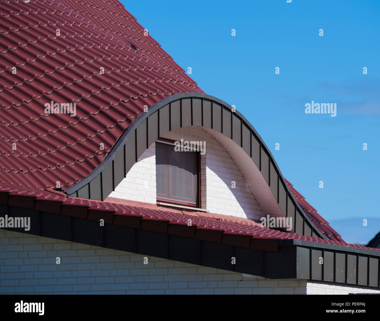 Curved tile roofing hi-res stock photography and images - Alamy