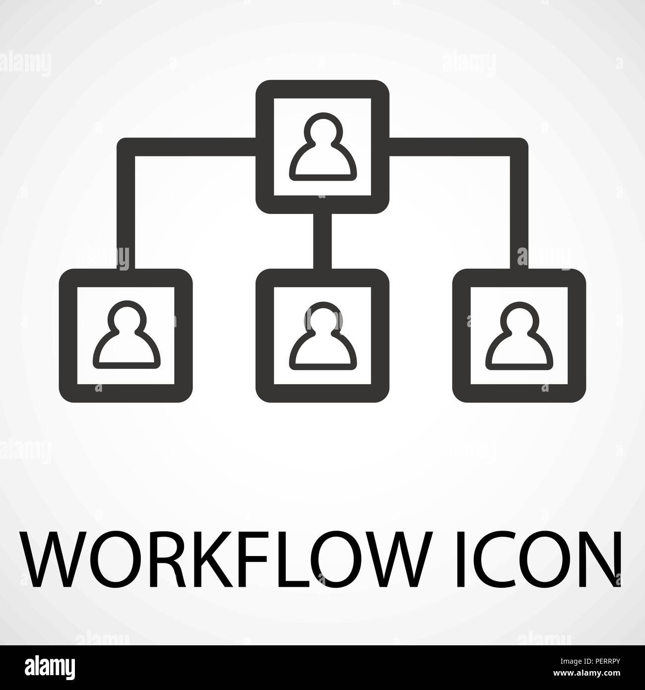 Flow diagram app icon Stock Vector Images - Alamy