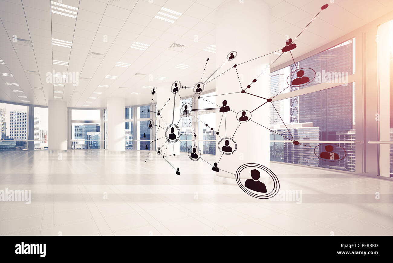 Networking and wireless connection as concept for effective mode Stock ...