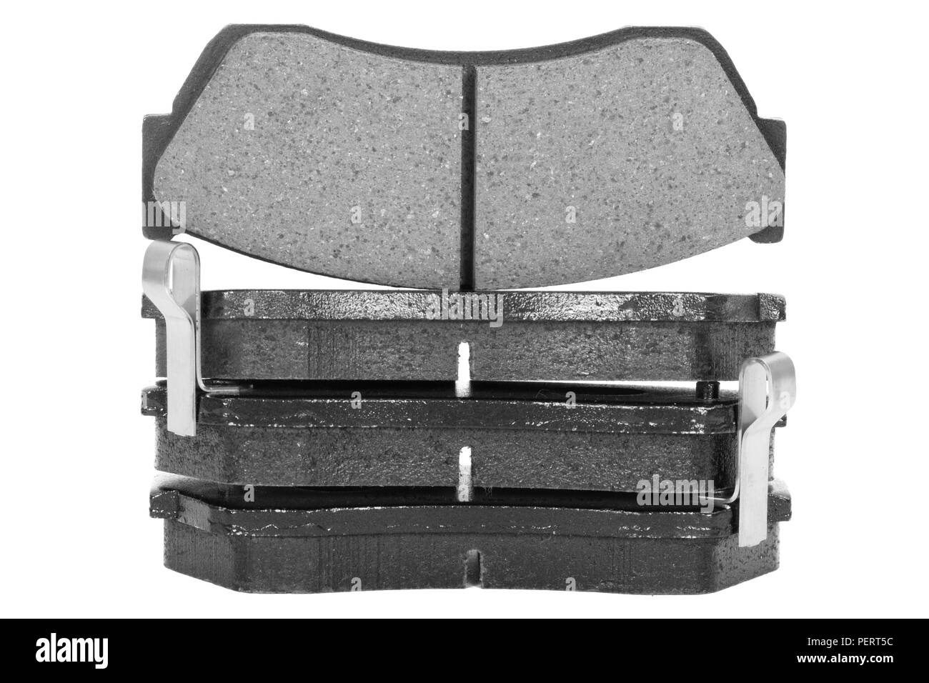 Automotive brake pads, Isolated on white background Stock Photo - Alamy