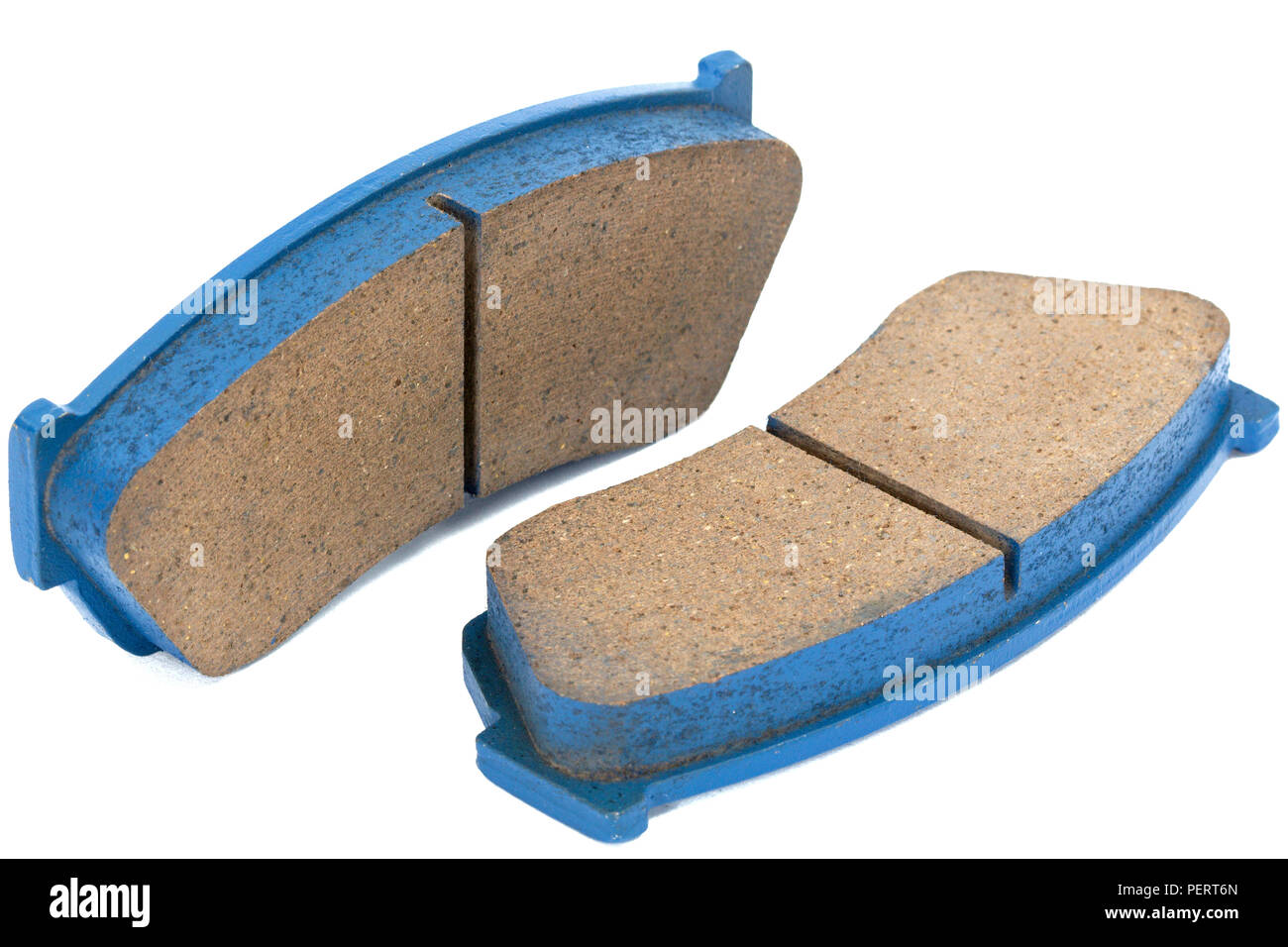Automotive brake pads, Isolated on white background Stock Photo - Alamy