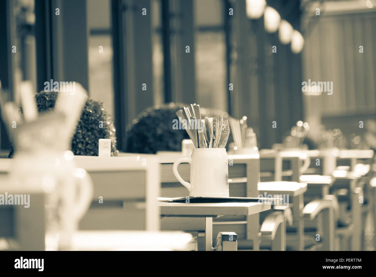Cafe table european hi-res stock photography and images - Alamy