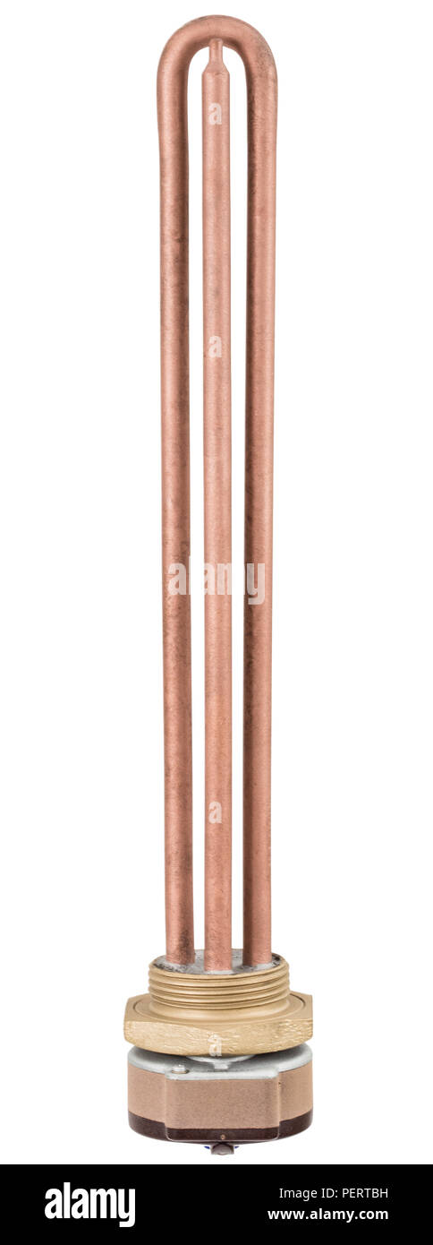 Heating elements for heating water in domestic water heaters with ...