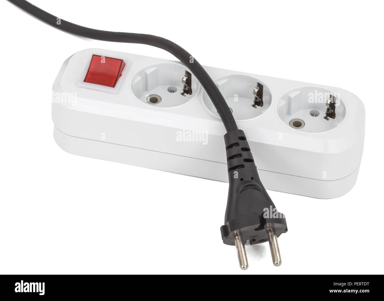 White electric splitter with red switching for for simultaneous ...