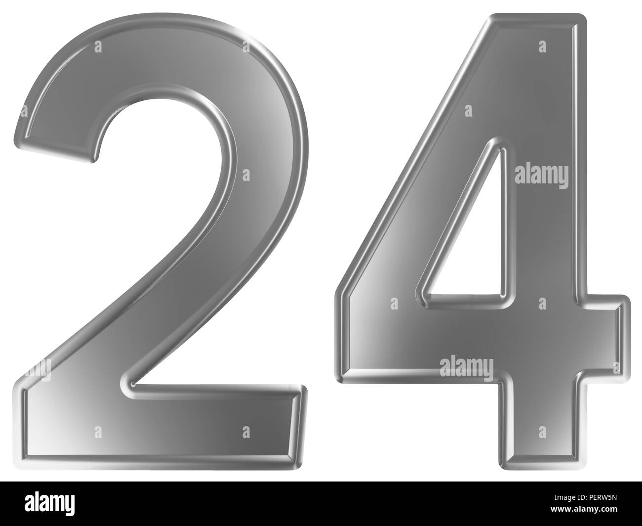 Numeral 24 twenty four Black and White Stock Photos & Images - Alamy