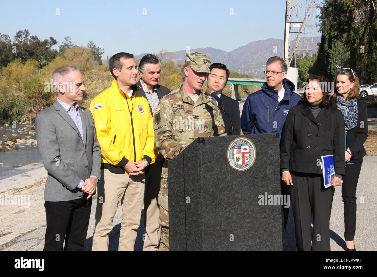 U.S. Army Corps of Engineers Los Angeles District Commander Col. Kirk ...