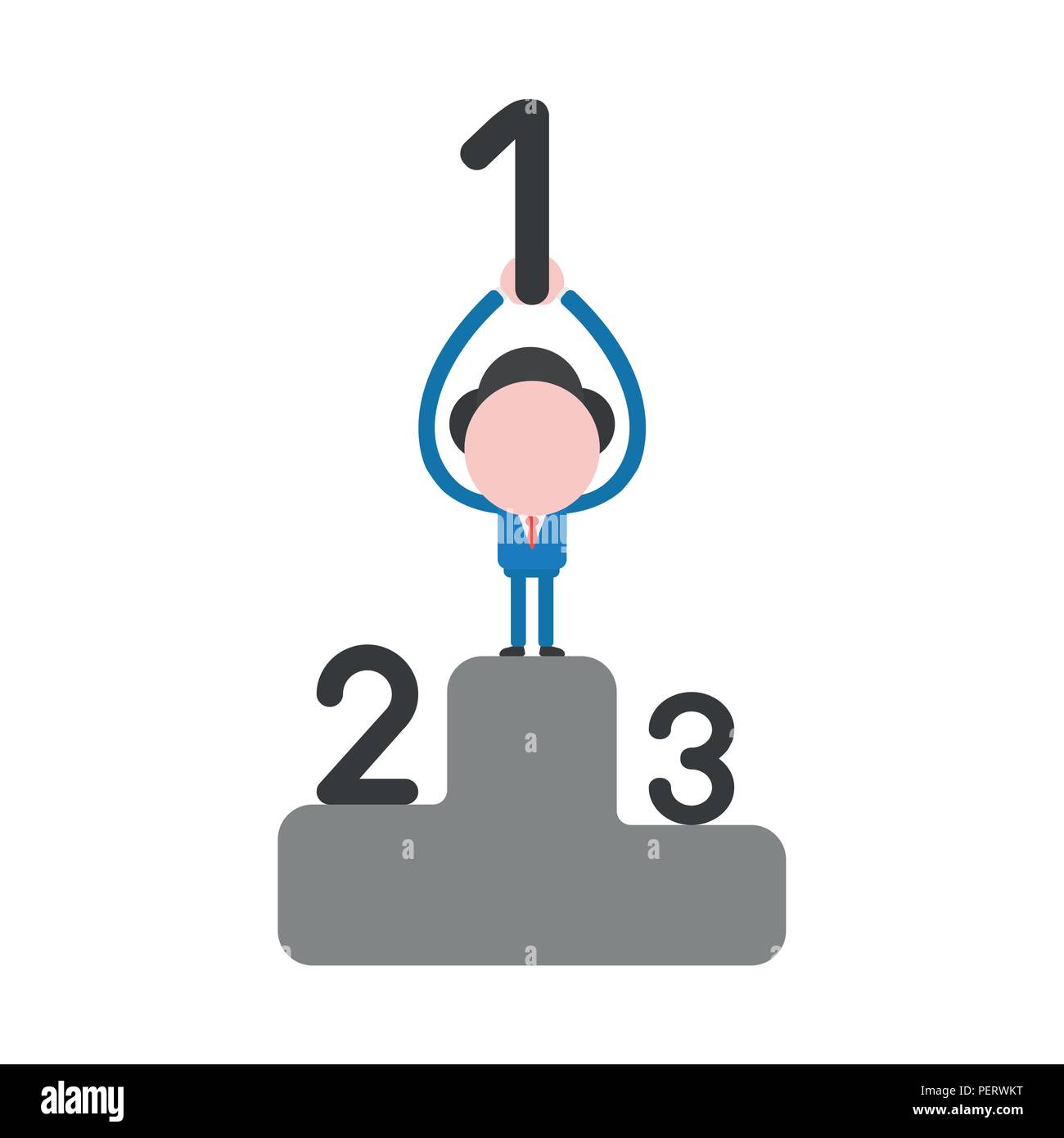 Podium 1st place stage Cut Out Stock Images & Pictures - Alamy