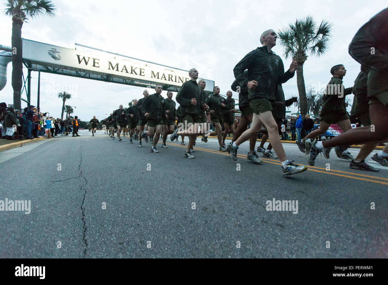 Parris island marine sign hi-res stock photography and images - Alamy