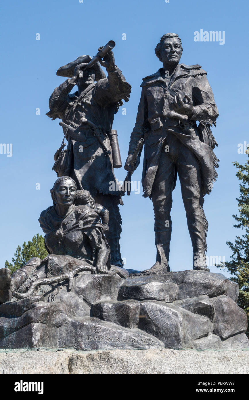 Lewis and clark sacagawea hi-res stock photography and images - Alamy