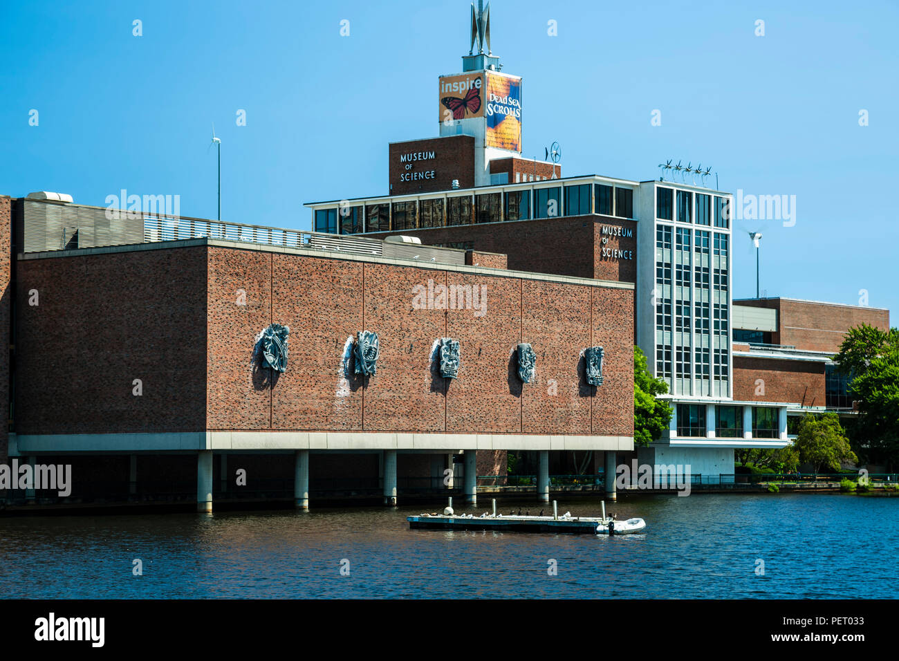 Museum of Science and Charles River, Boston, Massachusetts USA Stock ...