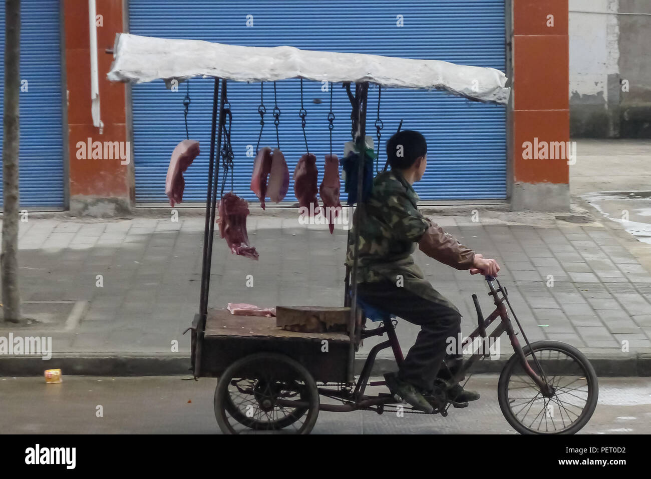 Buying and selling pork hi-res stock photography and images - Alamy