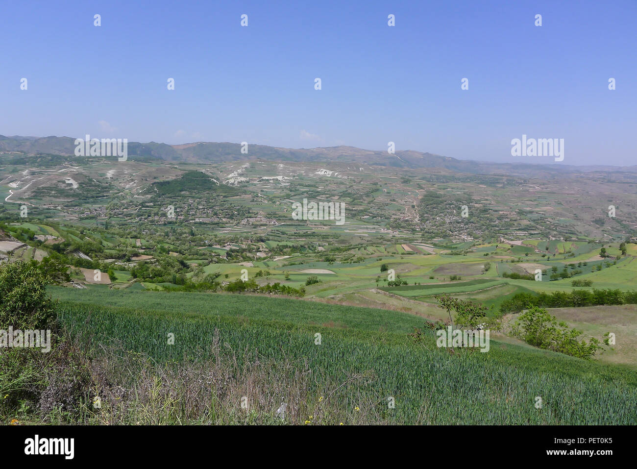 A Large Area of Terraces Stock Photo - Alamy