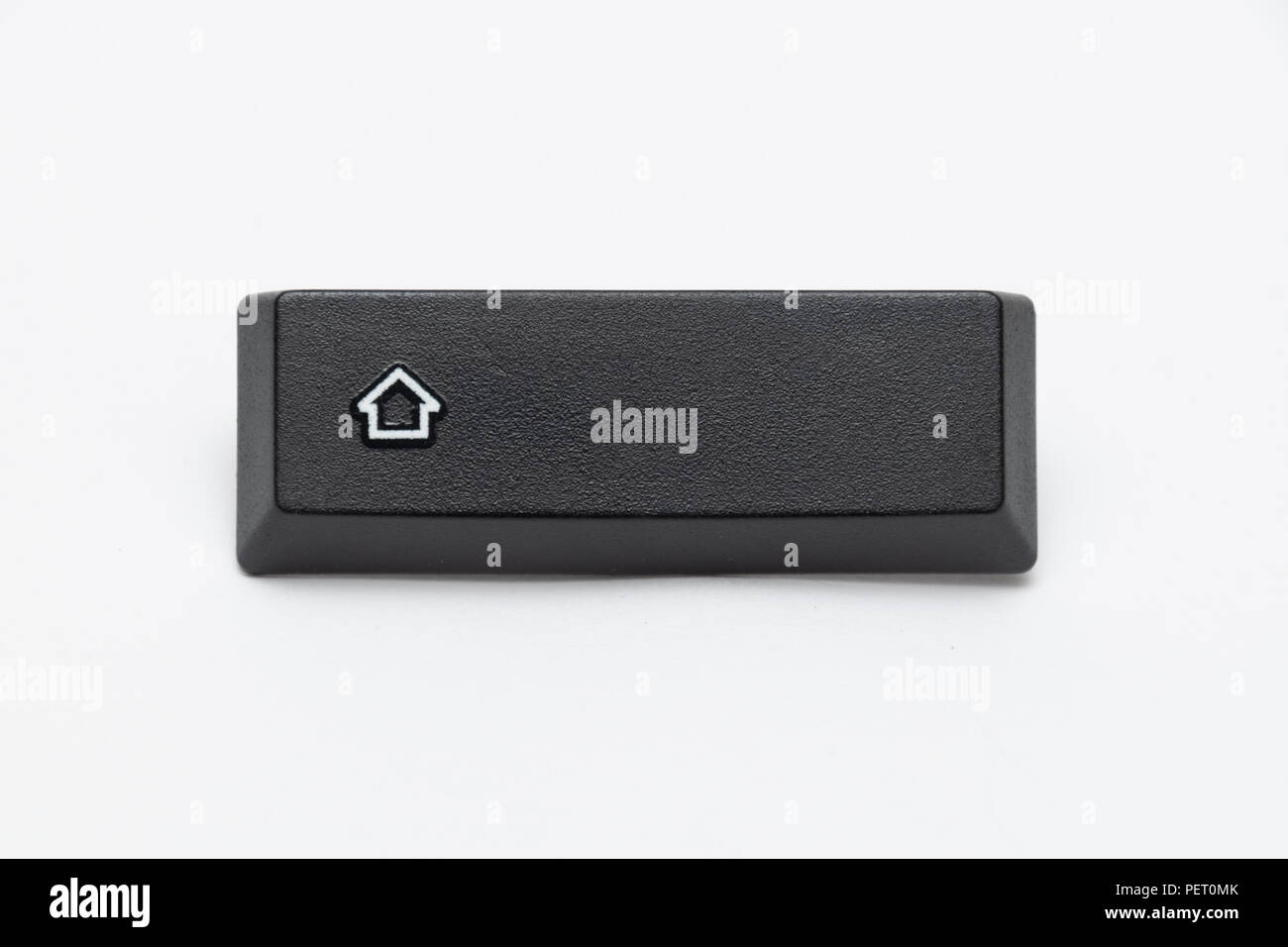 Single black keys of keyboard with different letters Stock Photo - Alamy