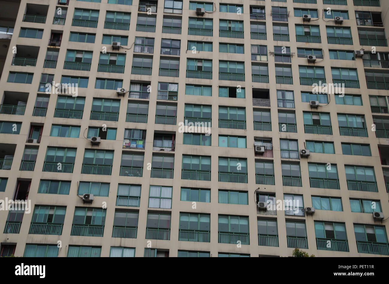 Chinese Modern Apartment Buildings Living Environment Stock Photo - Alamy