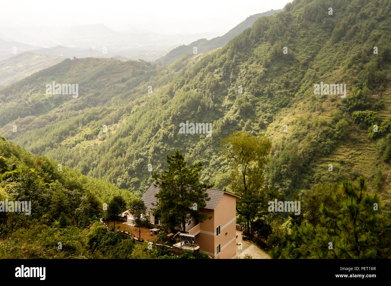 House in the Mountain Area Stock Photo - Alamy