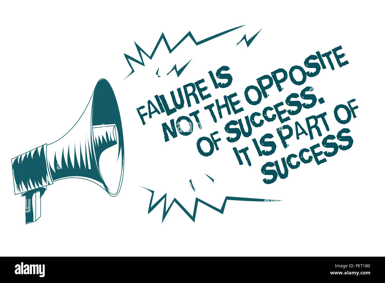 Text sign showing Failure Is Not The Opposite Of Success. It Is Part Of ...