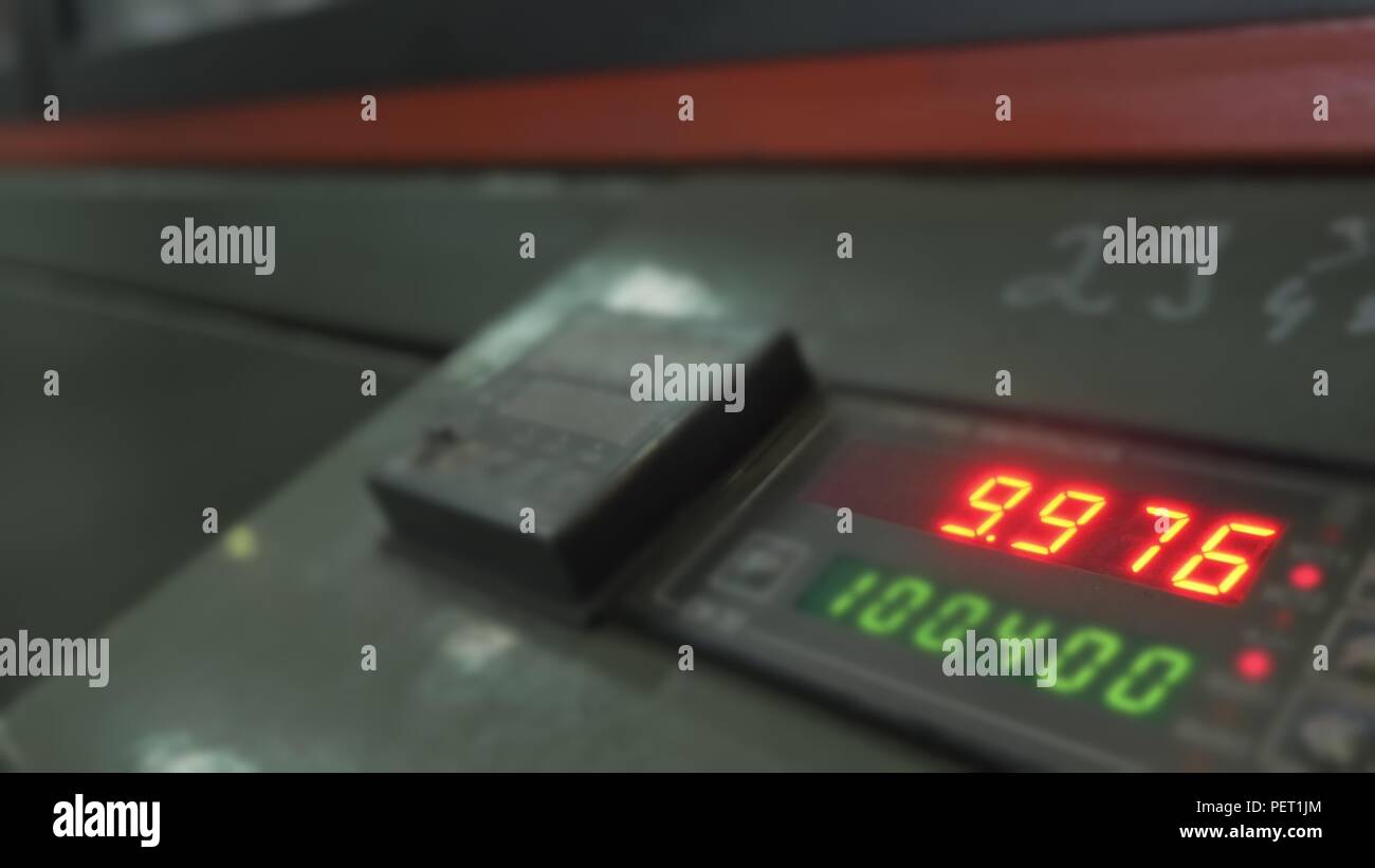 Electronic digital dial meter counter pipe. Manufacture of plastic ...