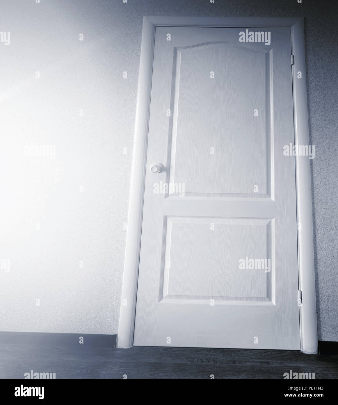 interior with closed door Stock Photo - Alamy