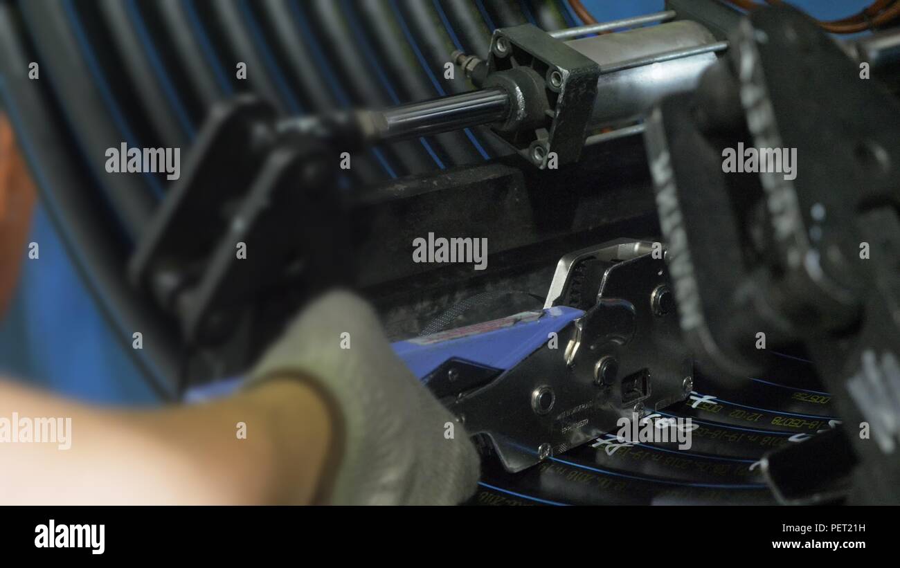 Pipe threading machine hi-res stock photography and images - Alamy