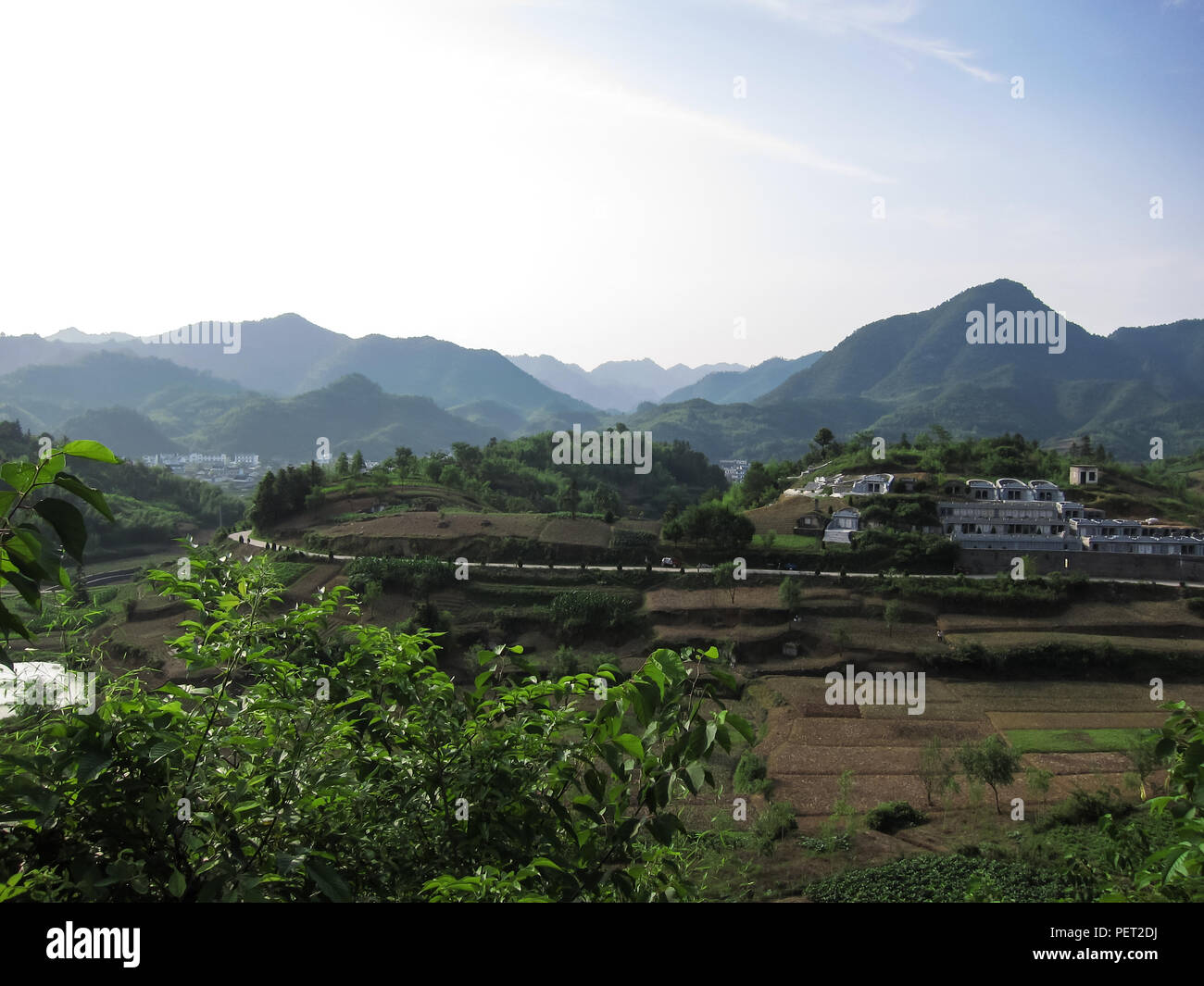 Villages and Living Environment In the Mountain Area Stock Photo - Alamy