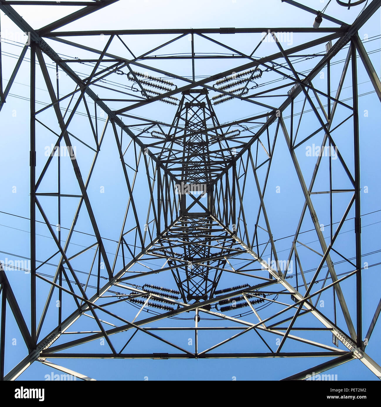A bottom view of Chinese signal tower Stock Photo - Alamy