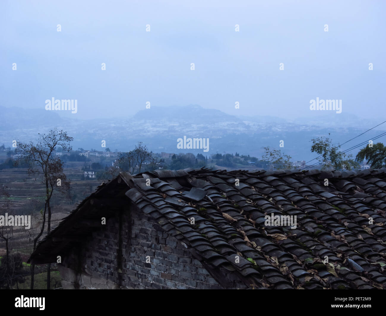 Rural landscape of China Stock Photo - Alamy