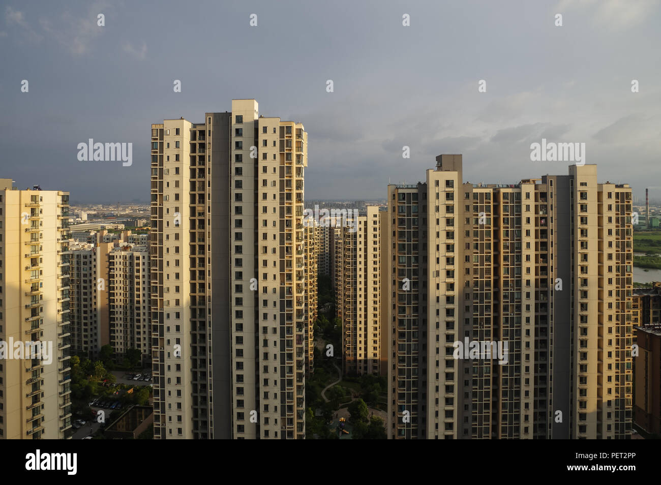 Chinese modern apartment Stock Photo - Alamy
