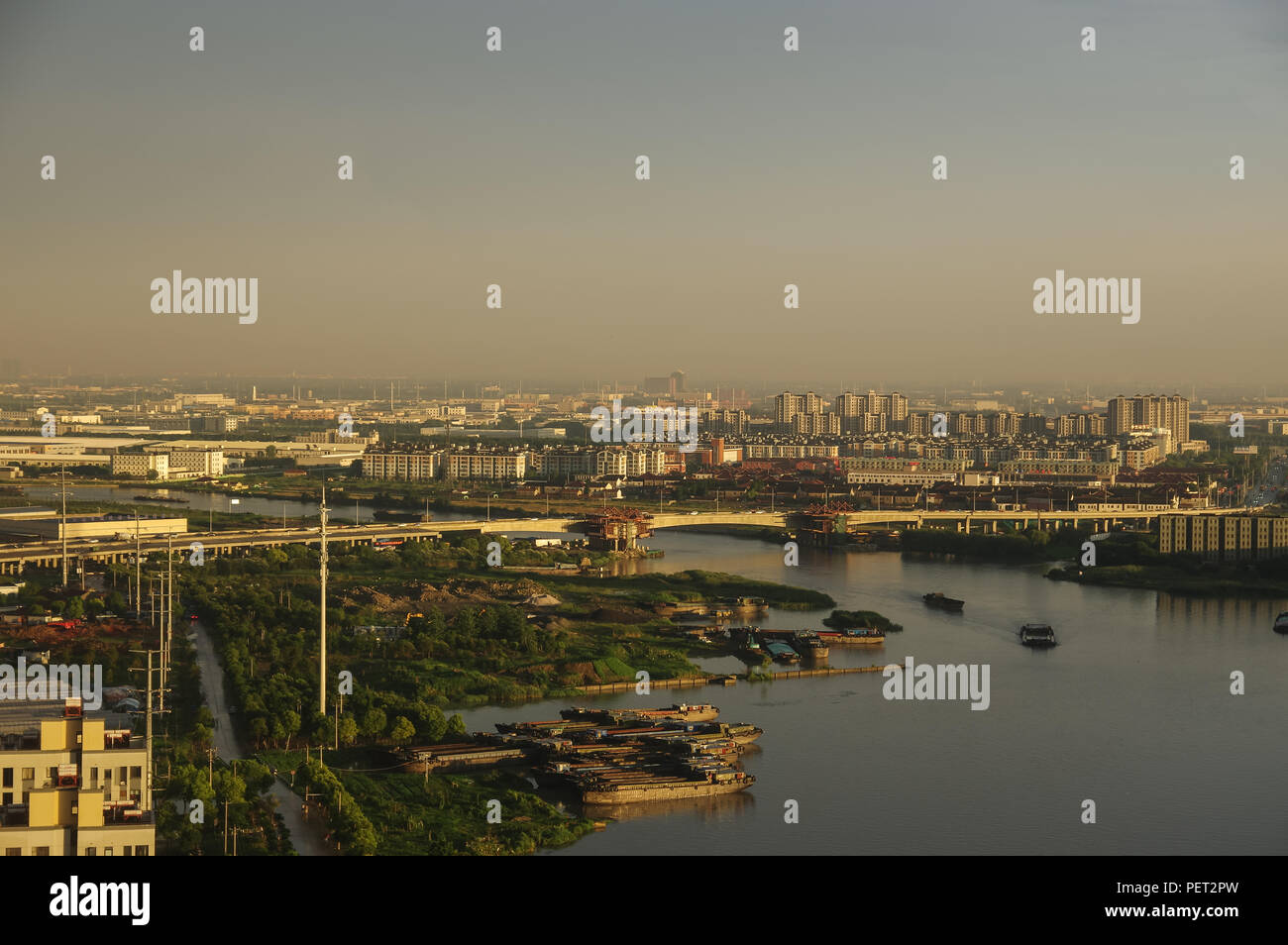Chinese modern urban city landscape Stock Photo - Alamy