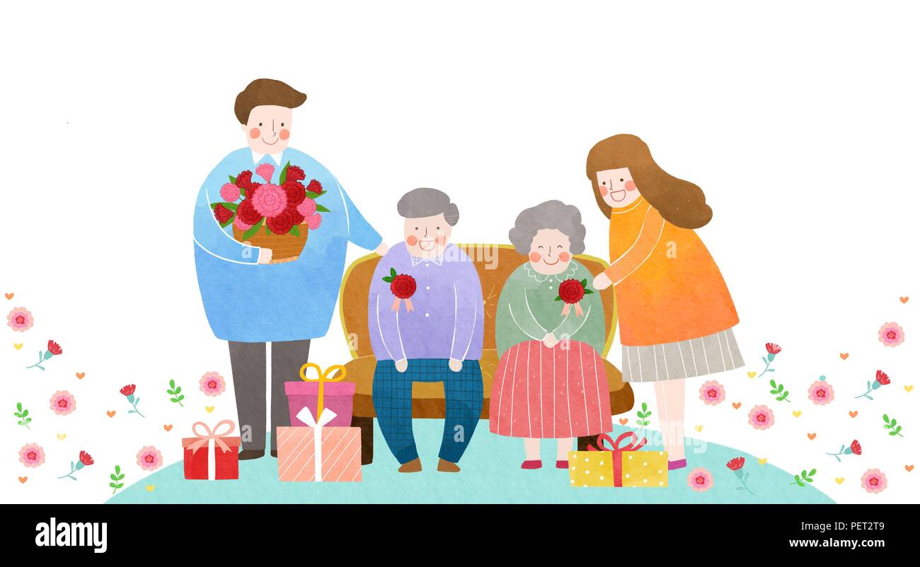 Parents and students Stock Vector Images - Alamy