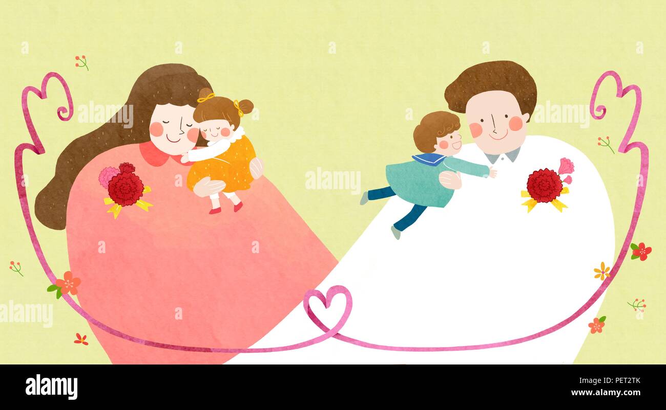 Parents and students Stock Vector Images - Alamy