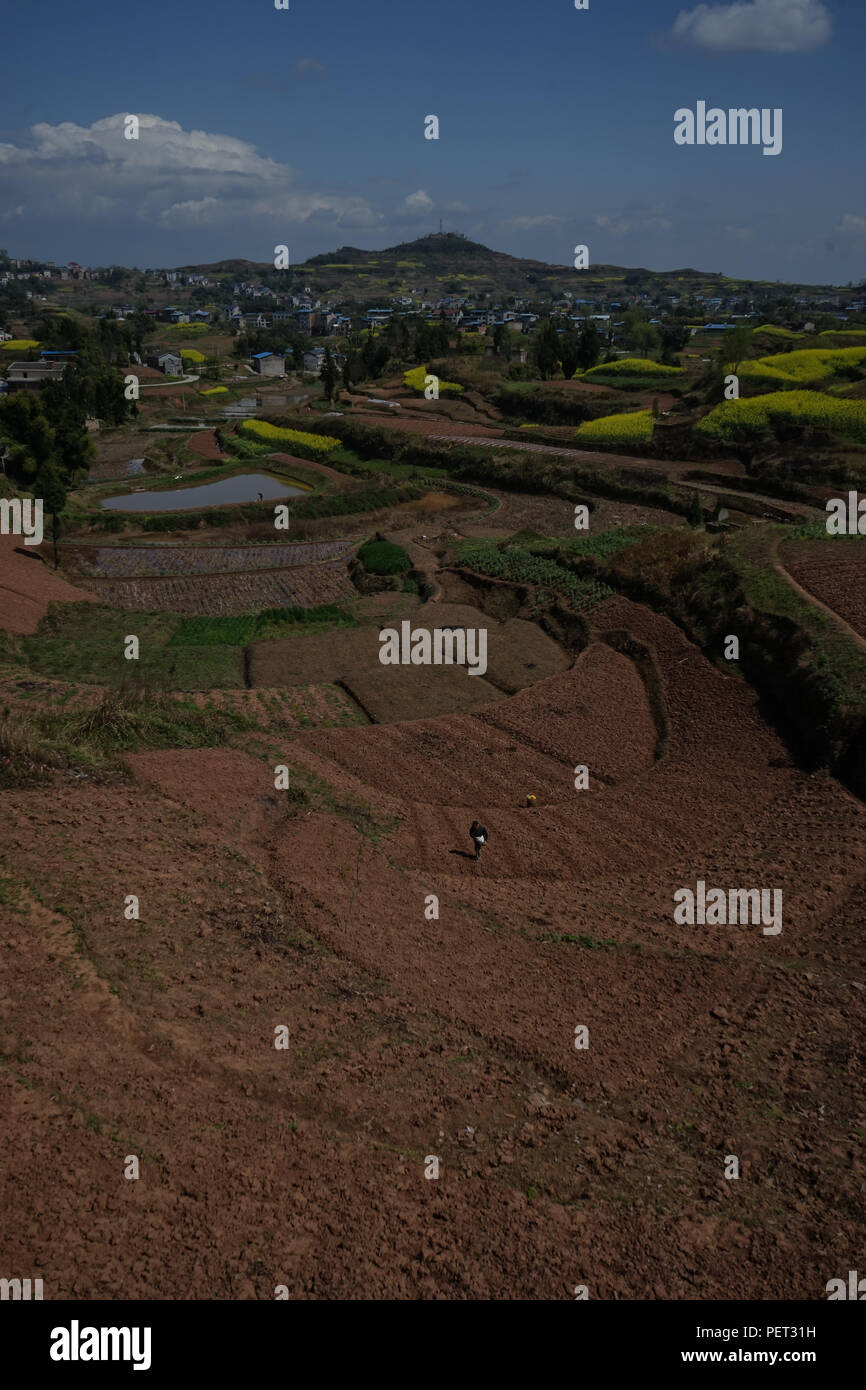 The scenery of rural China Stock Photo - Alamy