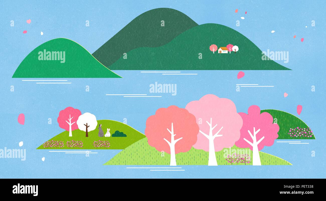 Springtime show Stock Vector Images - Alamy