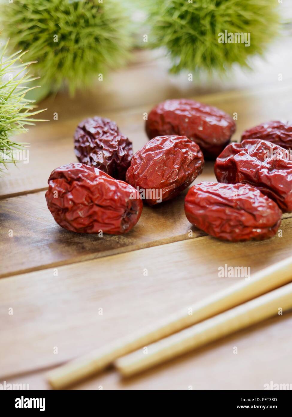 Korean food Dried jujube Stock Photo - Alamy