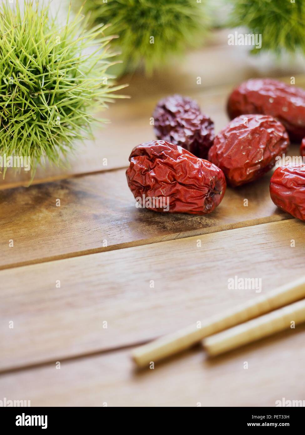Korean food Dried jujube Stock Photo - Alamy