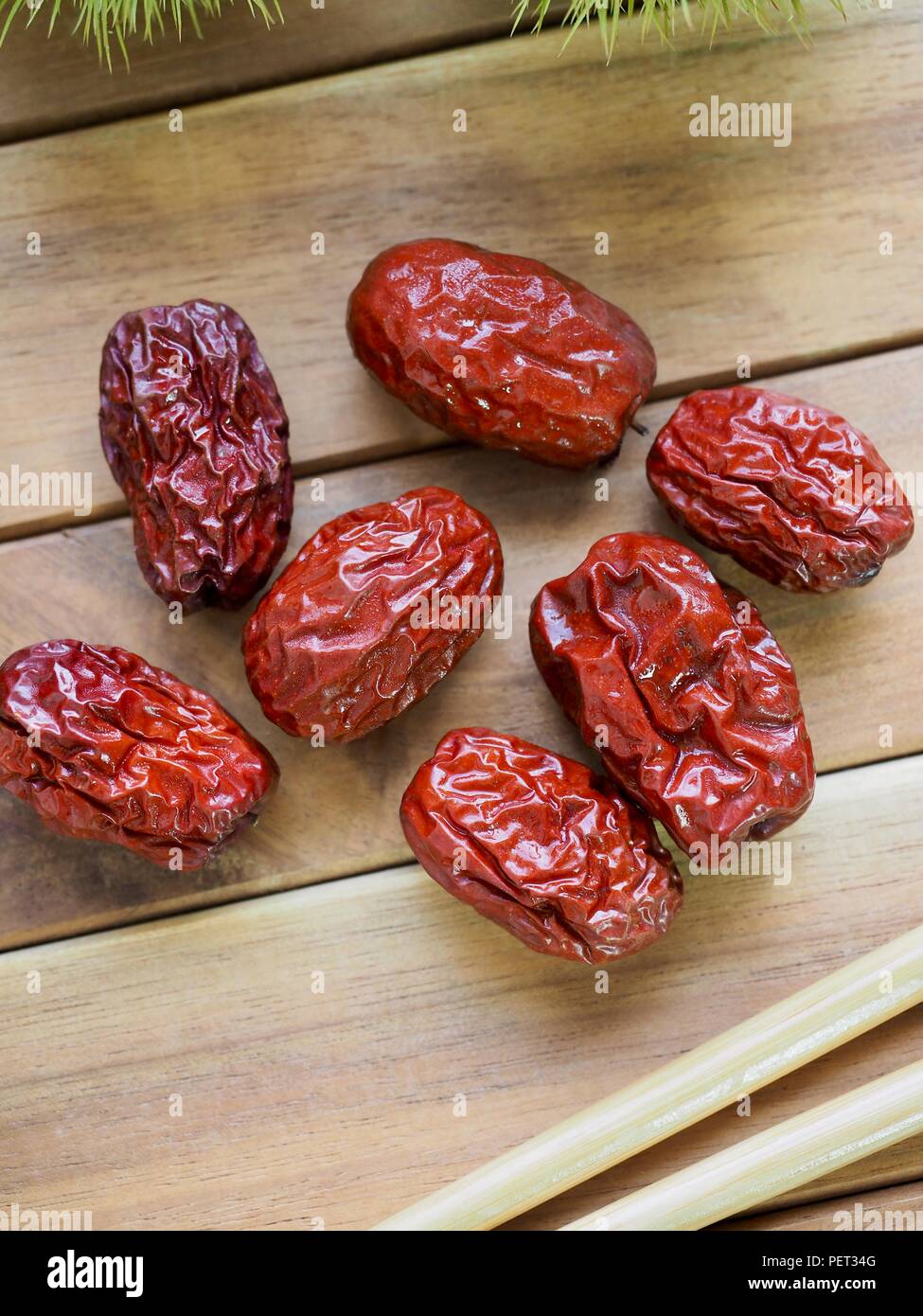 Korean food Dried jujube Stock Photo - Alamy