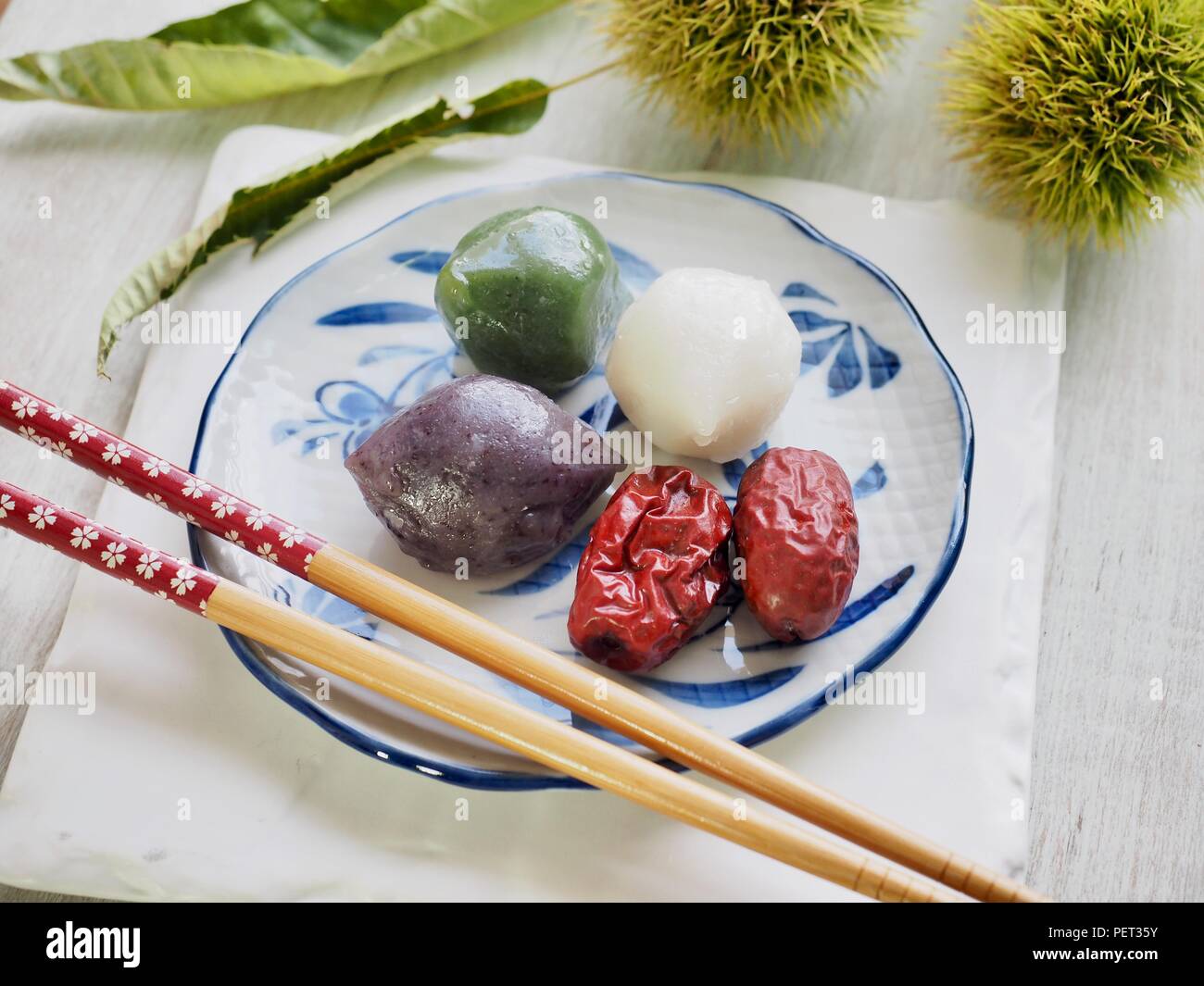 Half Moon Shaped Rice Cake High Resolution Stock Photography and Images ...