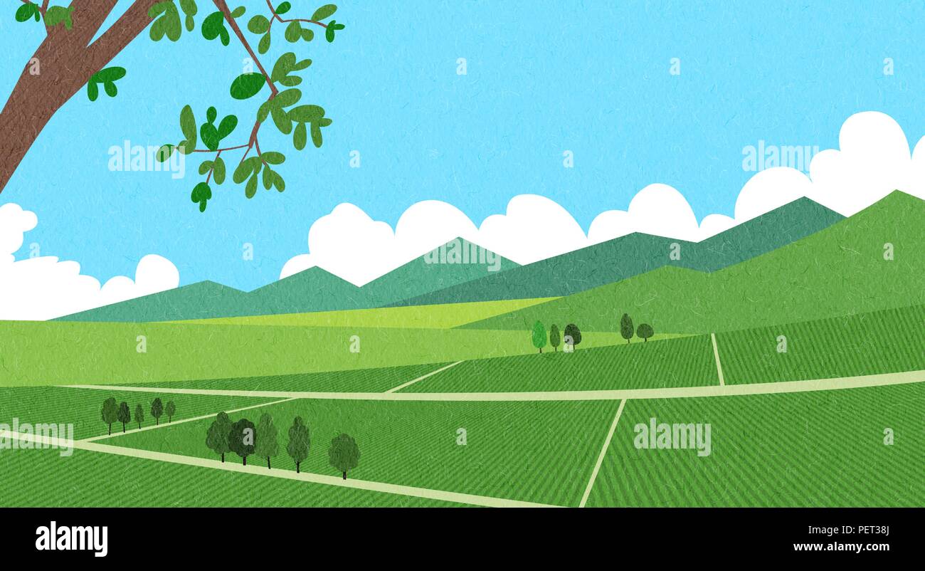 Early rice farming Stock Vector Images - Alamy