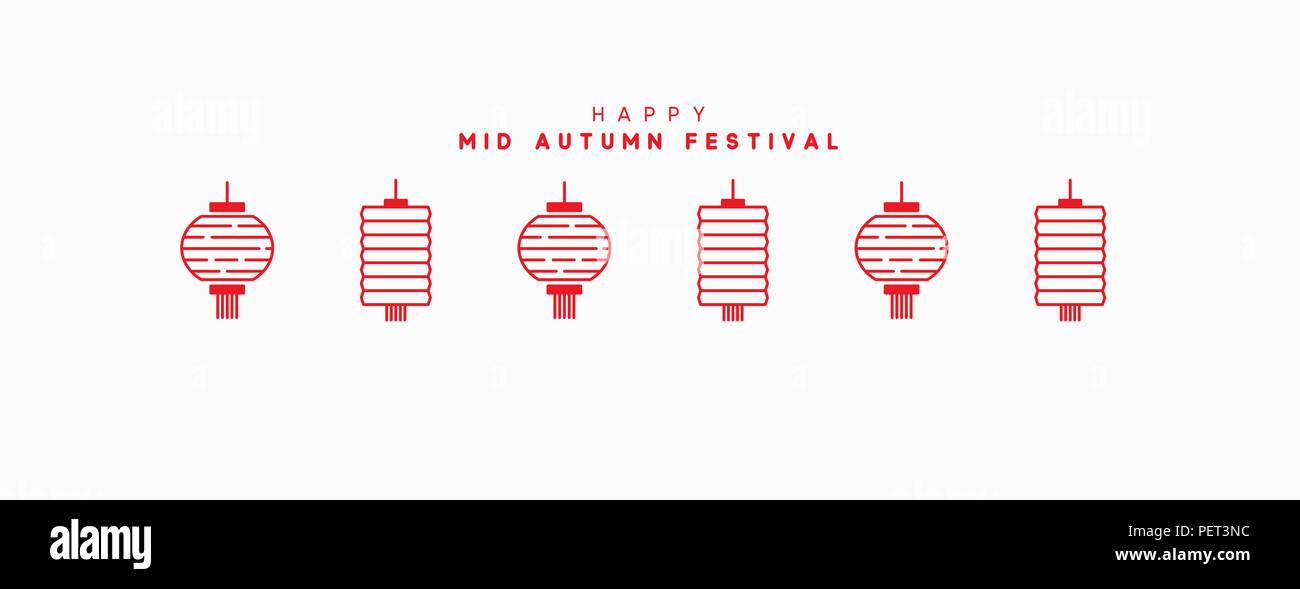 Mid Autumn Festival banner. National holiday in China. Chinese ...