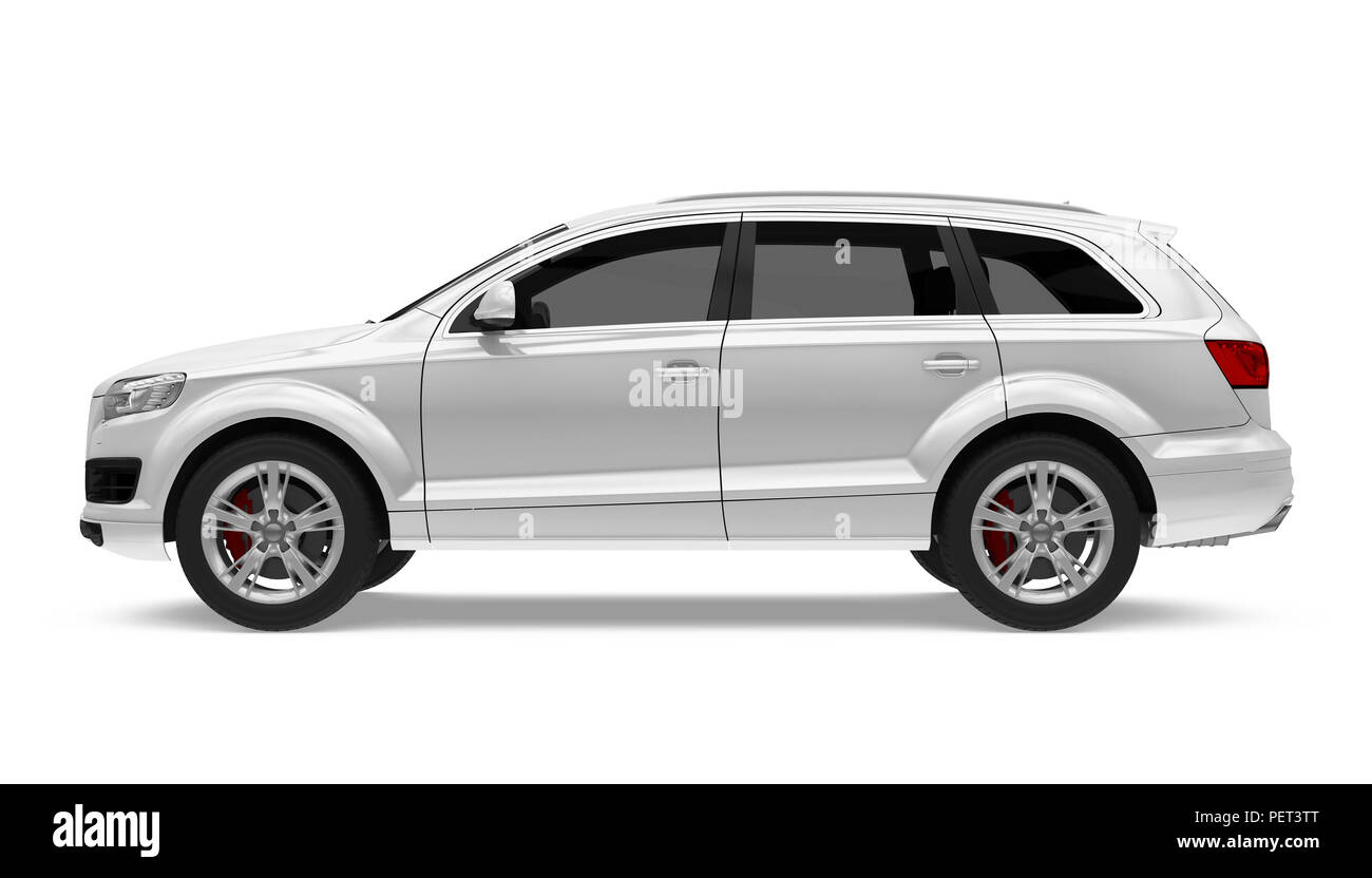 SUV Car Isolated Stock Photo - Alamy