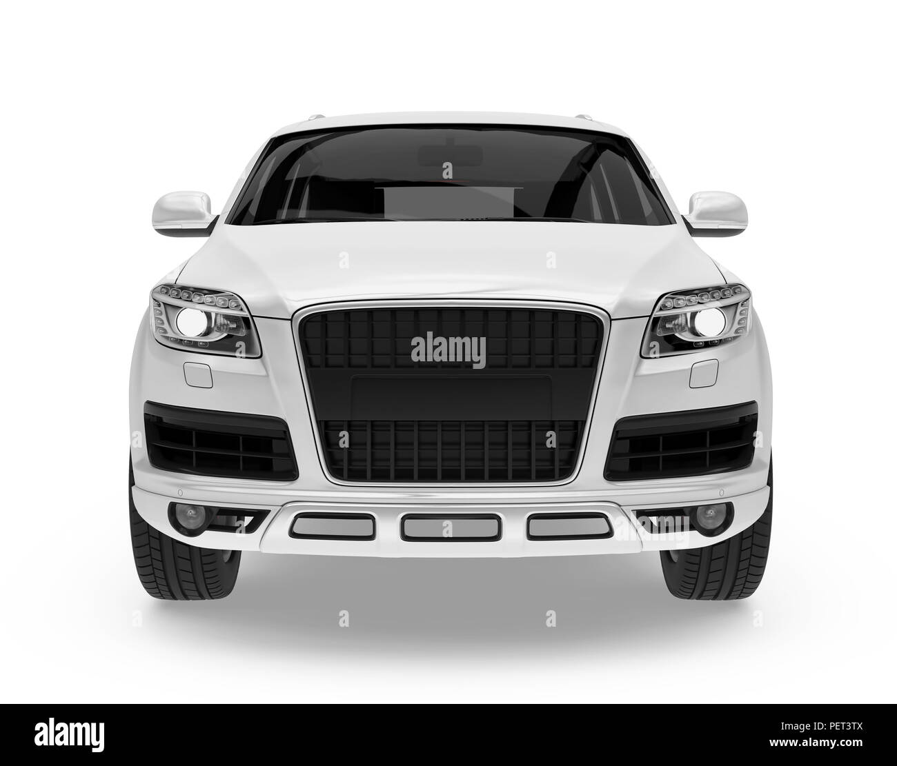 SUV Car Isolated Stock Photo - Alamy