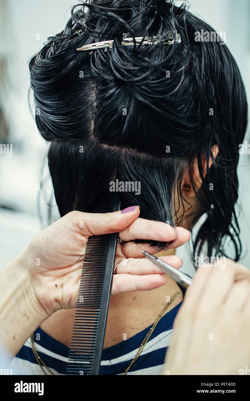 Studio back comb hi-res stock photography and images - Alamy