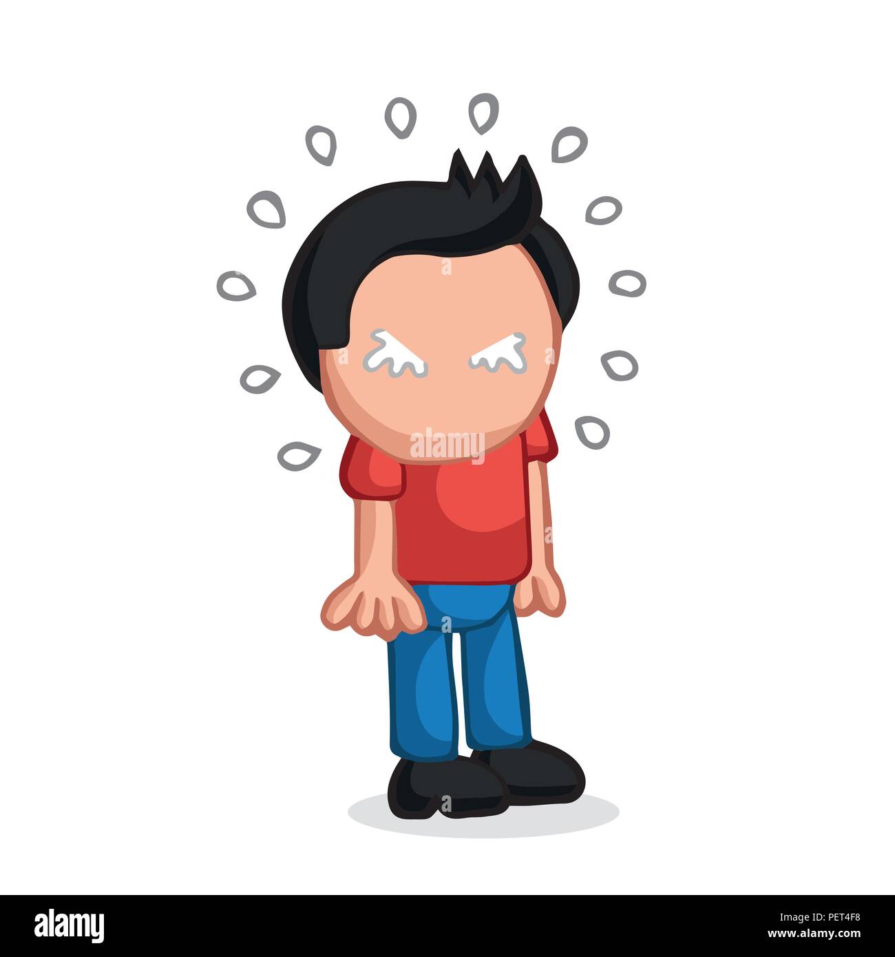 Disturbed hopeless Stock Vector Images - Alamy