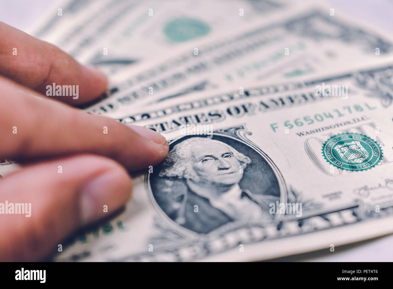 Close up US dollar banknote money Stock Photo - Alamy