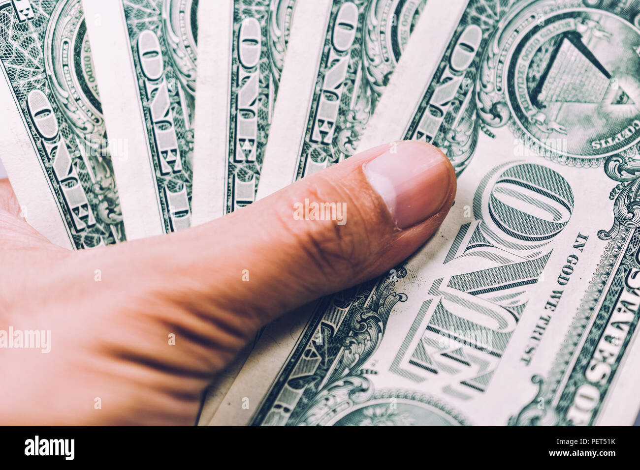 Close up US dollar banknote money Stock Photo - Alamy