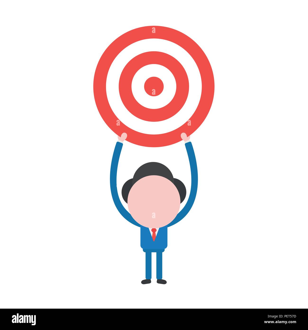 Bullseye character Cut Out Stock Images & Pictures - Alamy