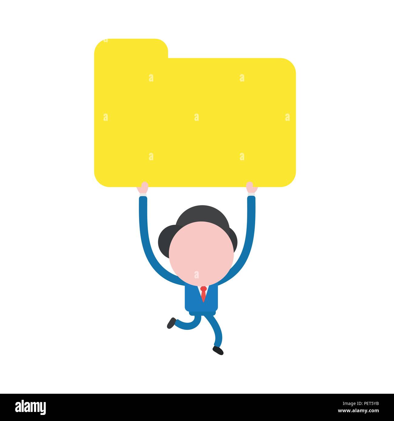 Carrying paperwork Stock Vector Images - Alamy